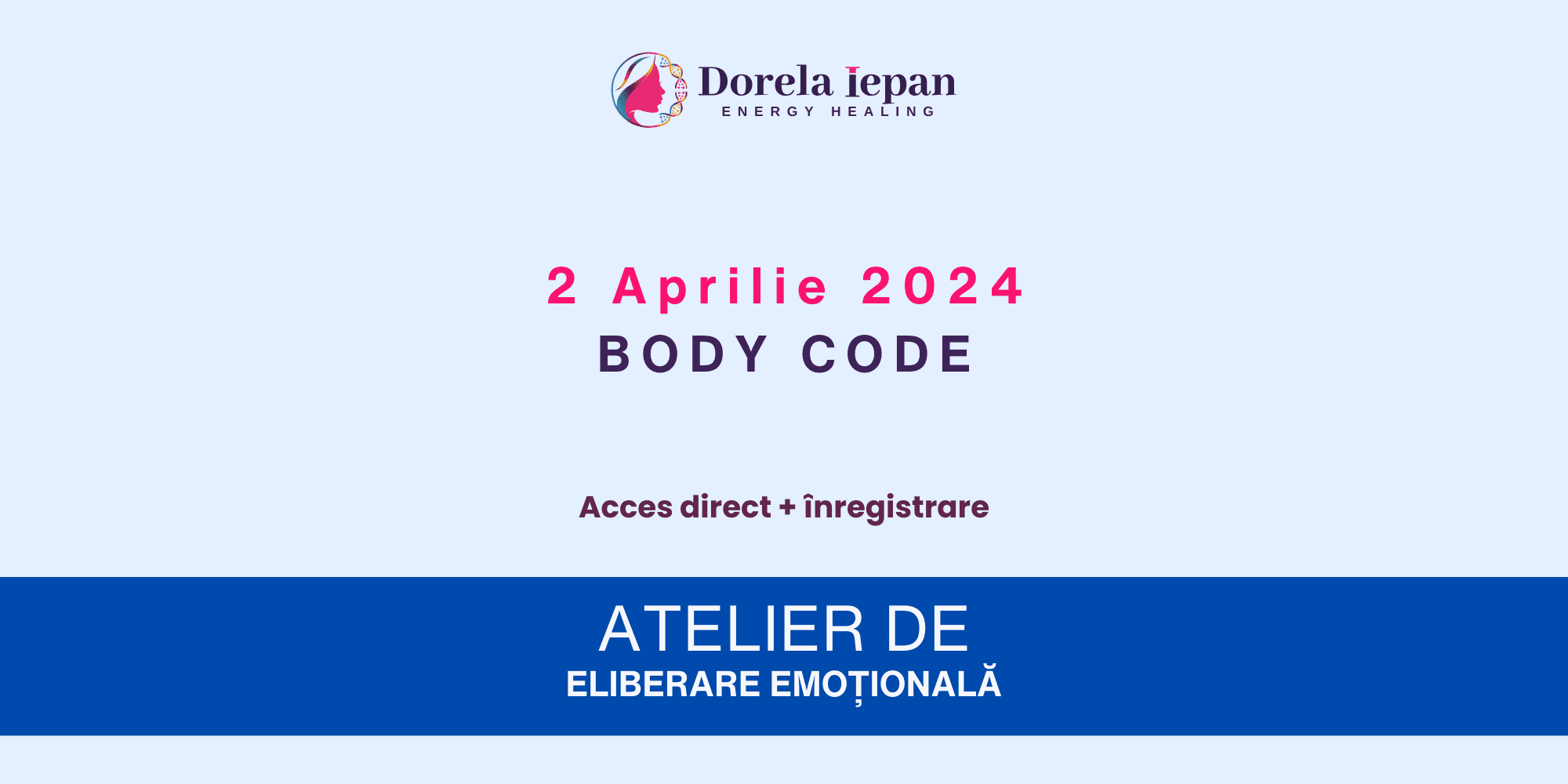 Body Code - acces live și înregistrarea atelierului de grup